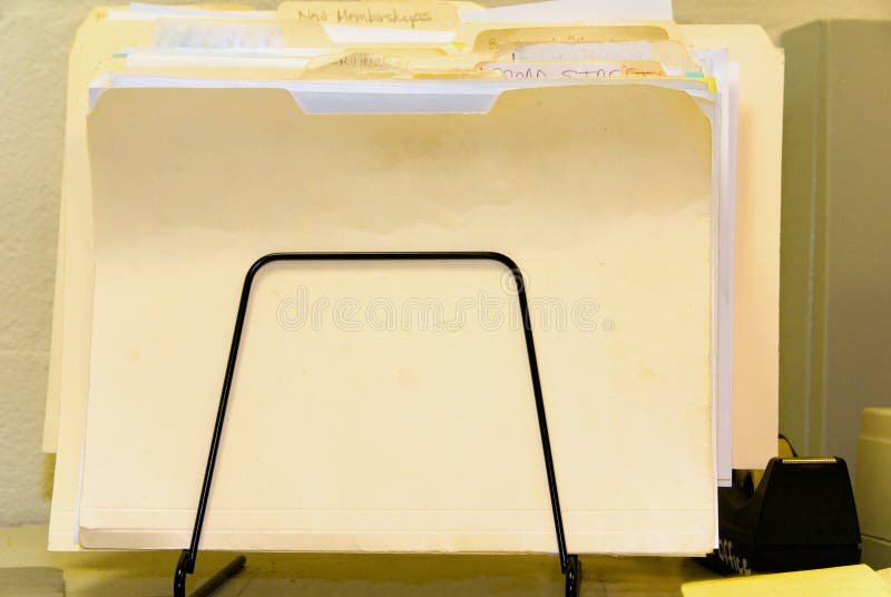 File Folders stock image. Image of paper, used, data - 12573077