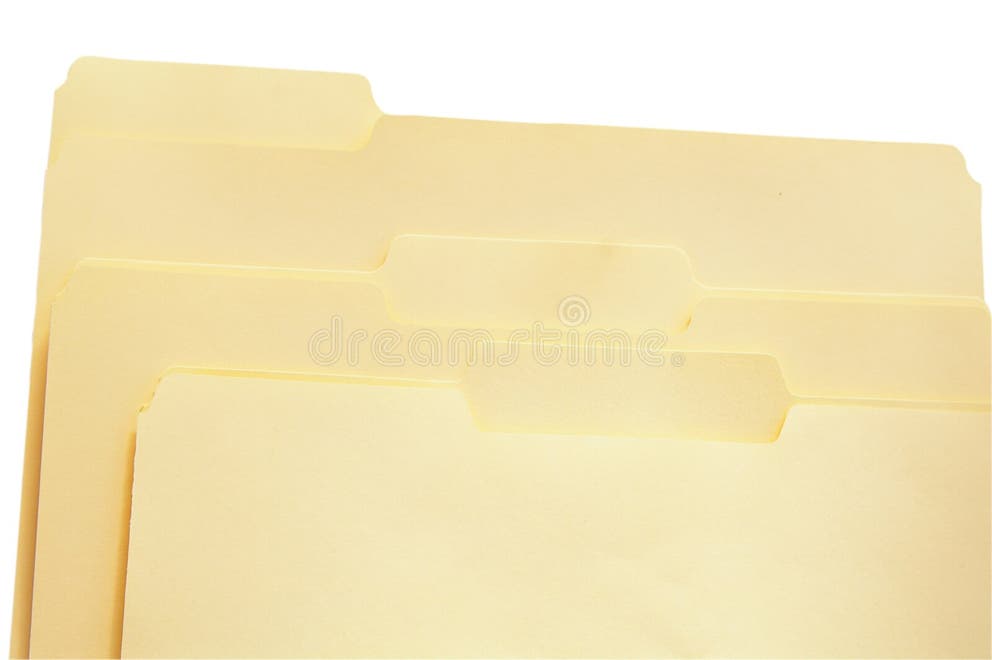 File folders stock image. Image of folder, plain, vanilla - 13654651