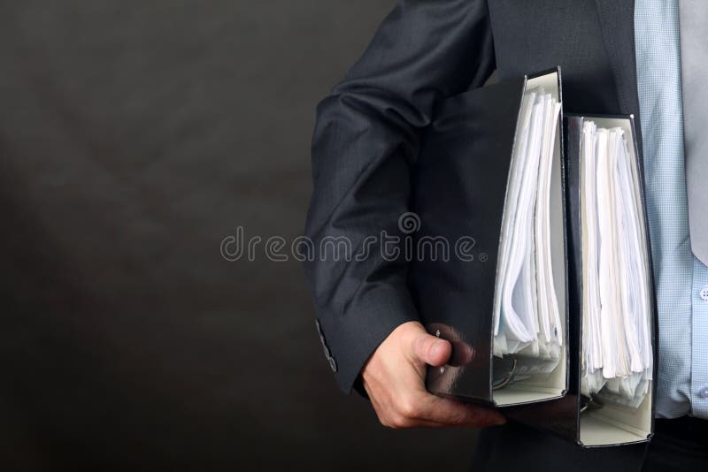 File Folders stock image. Image of male, person, occupation - 16766055