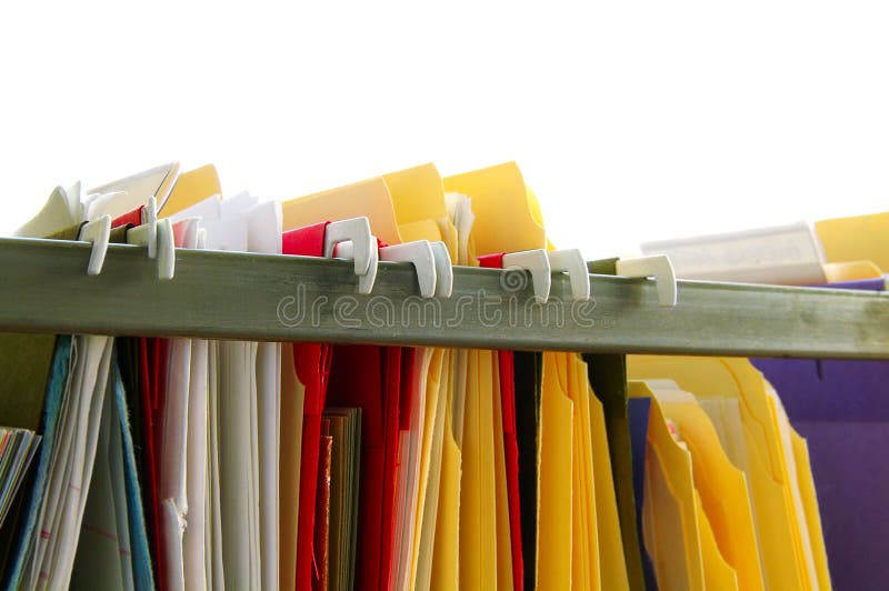 File folders stock photo. Image of color, college, organize - 26686256