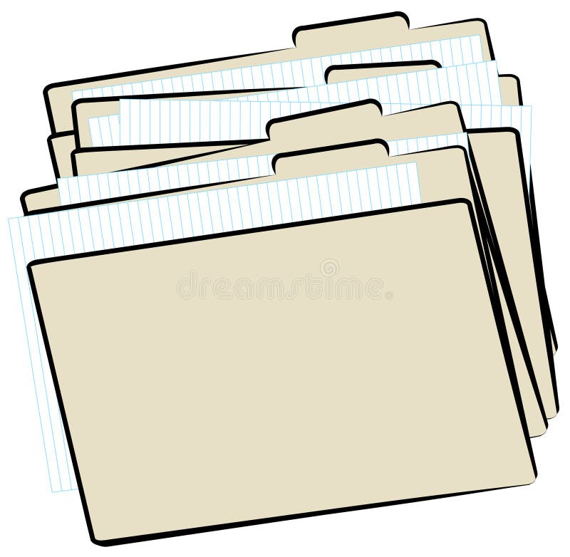 File Cabinet Folders Stock Illustrations – 1,116 File Cabinet Folders ...