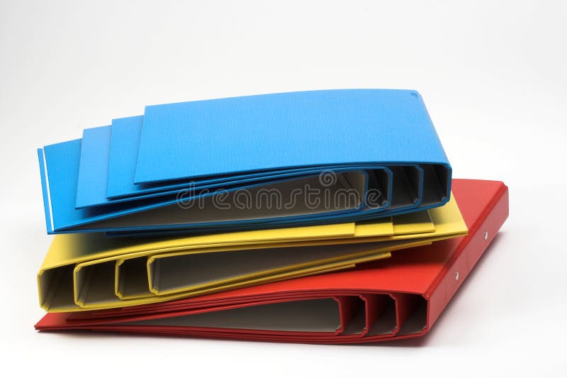 File folders stock photo. Image of paper, corporate, color - 4977270