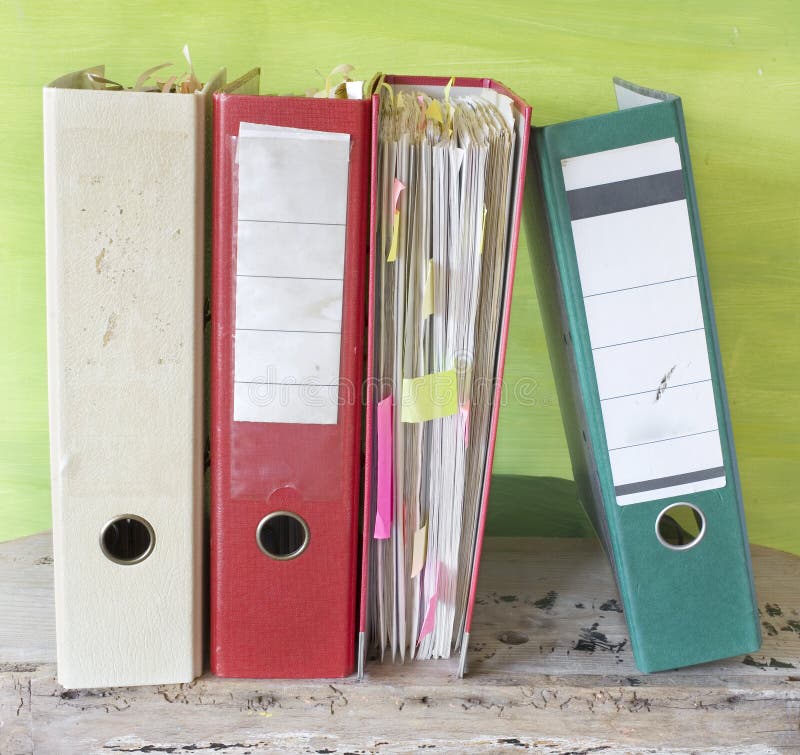 File folders stock image. Image of archive, organization - 30039601