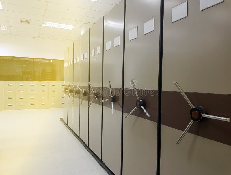 File Folders in a Filing Cabinet Stock Photo - Image of focus, folders ...