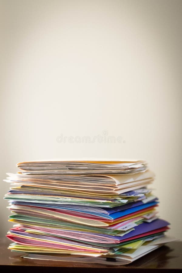 File Folders stock image. Image of outbox, inbox, stack - 90248689