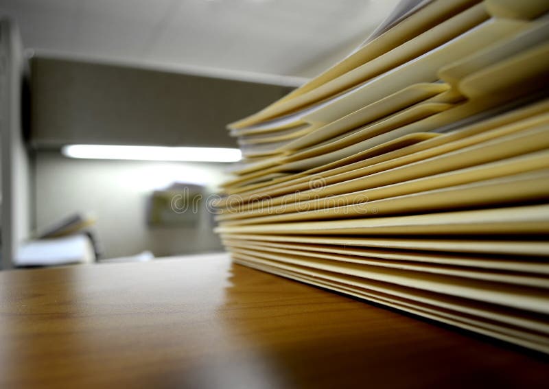 Stacks of file boxes stock photo. Image of records, storage - 494506