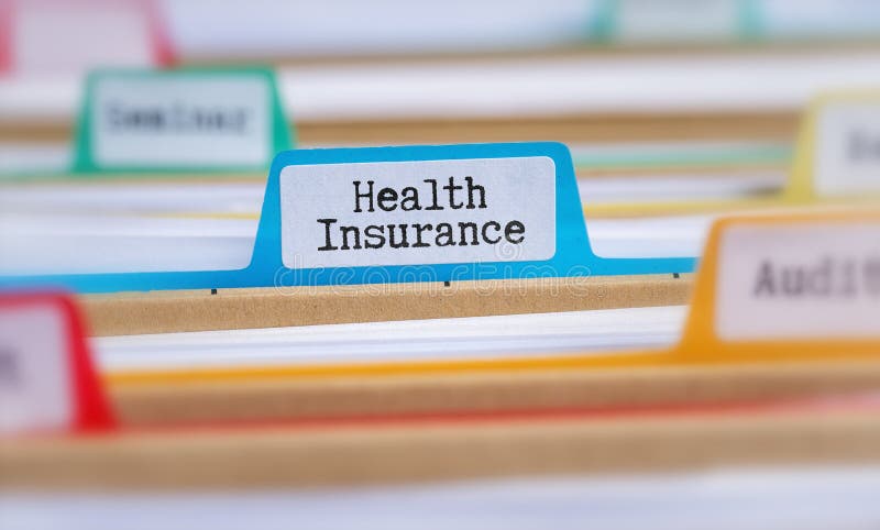 Insurance folders stock photo. Image of folders, price - 15269382