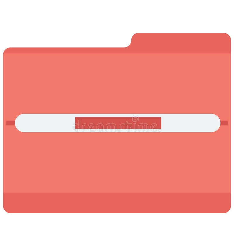 File Folders Vector Icon that Can Be Easily Edit or Modified Stock ...