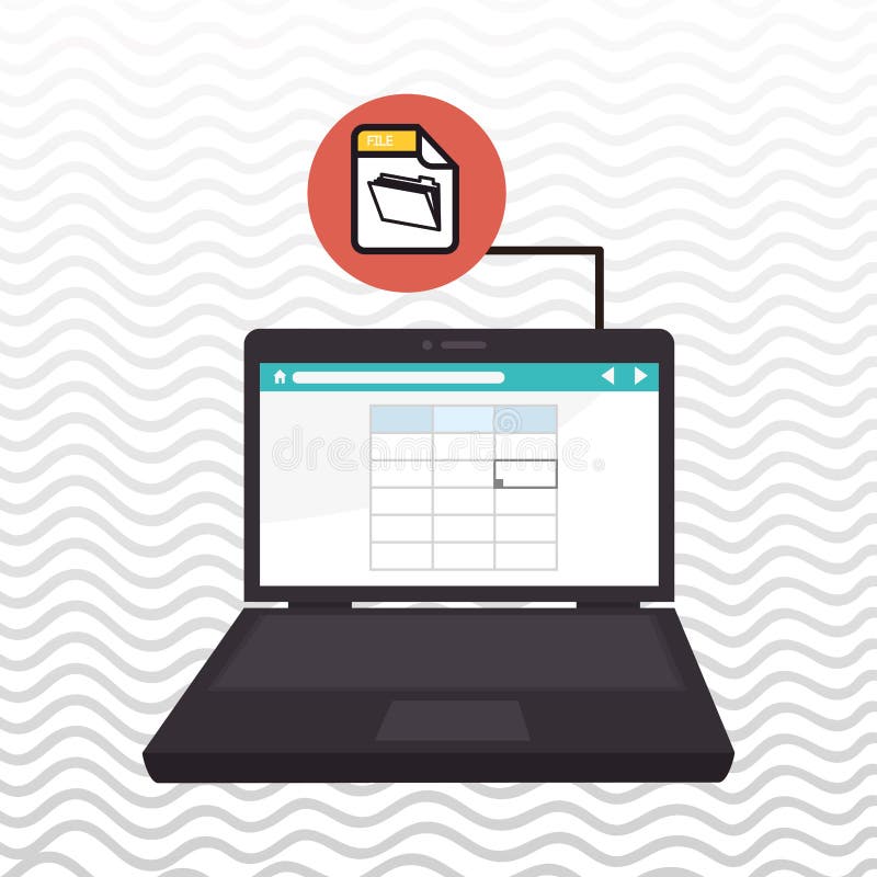 Archive Folders stock illustration. Illustration of examine - 17212524