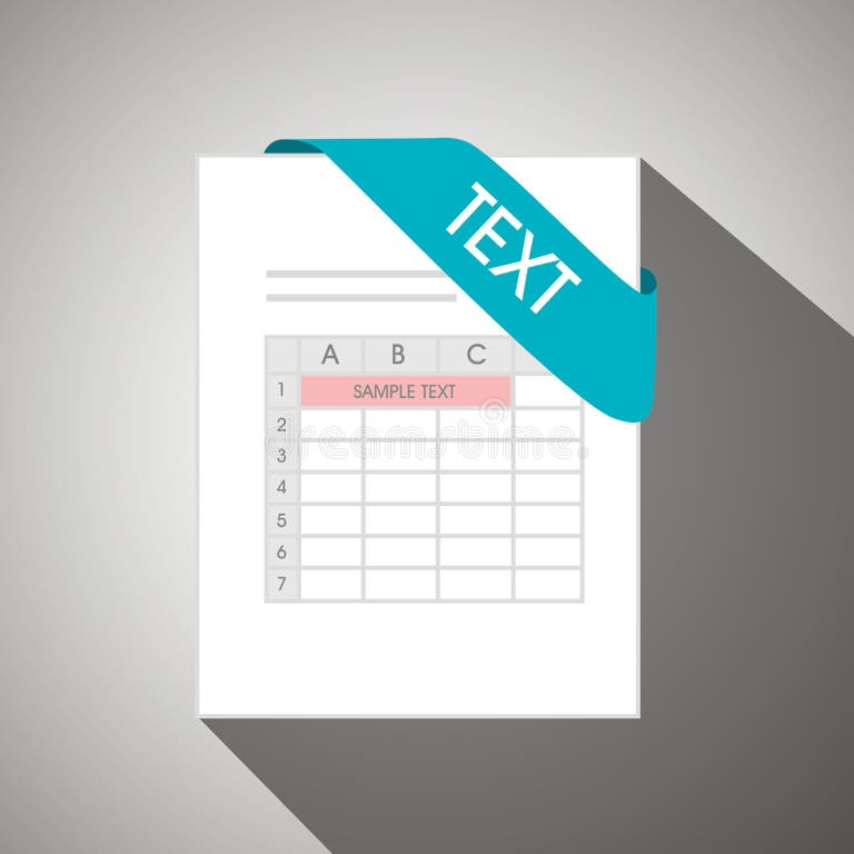 File format design stock illustration. Illustration of document - 71294717