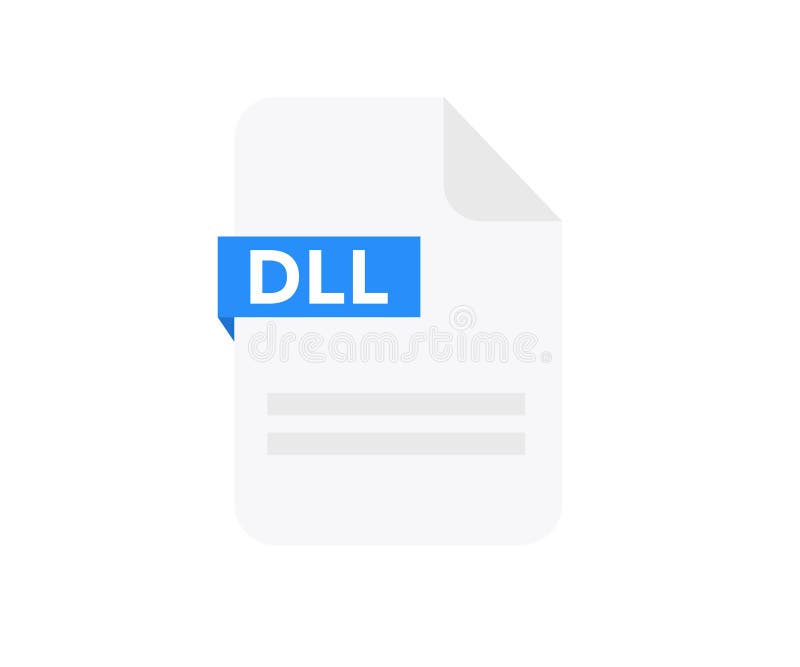 File Format DLL Logo Design. Document File Icon, Internet, Extension ...