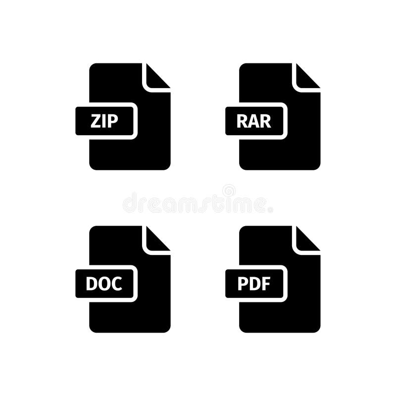File Format Icon Set. Document Format File Icon, Files Vector ... File Format Icon Set. Document Format File Icon, Files Vector ...
