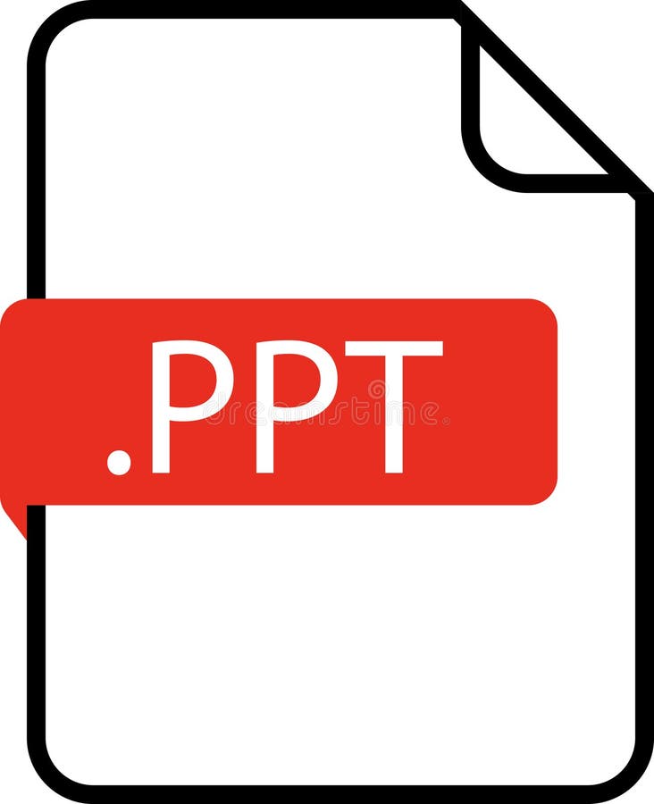 File Format Flat Icon Set Document Signs Vector Stock Vector