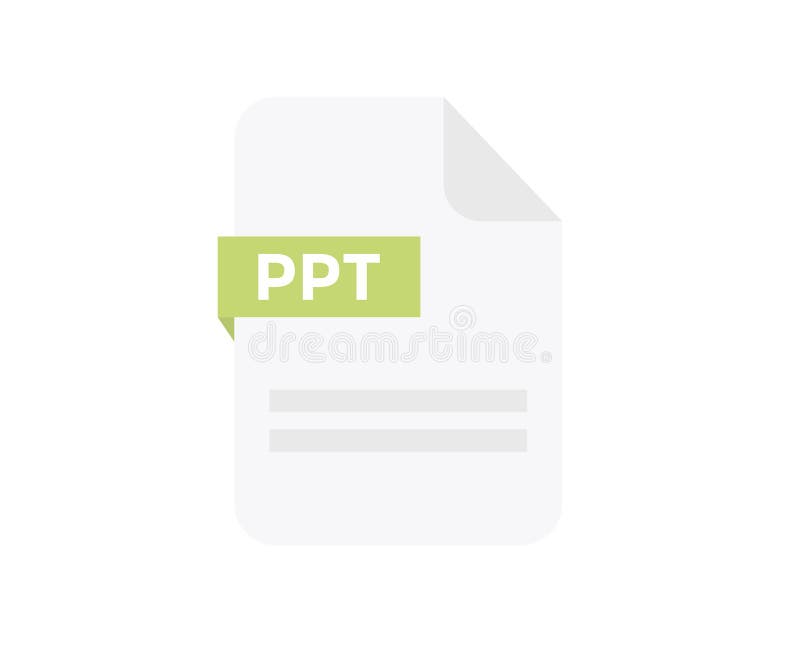 File Format PPT Logo Design. Document File Icon, Internet, Extension ...