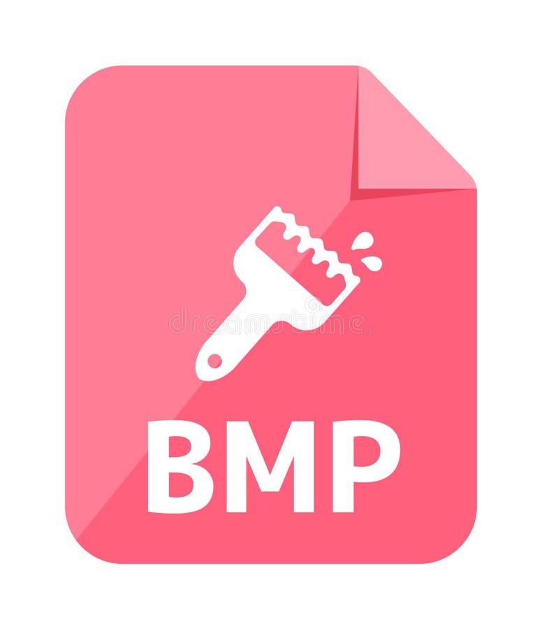 File Formats Vector Icon Illustration BMP, Bitmap Stock Vector ...