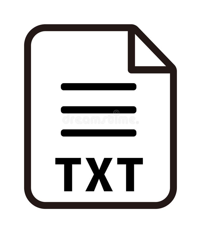 File Formats Vector Icon Illustration .txt , TEXT Stock Vector ... File Formats Vector Icon Illustration .txt , TEXT Stock Vector ...