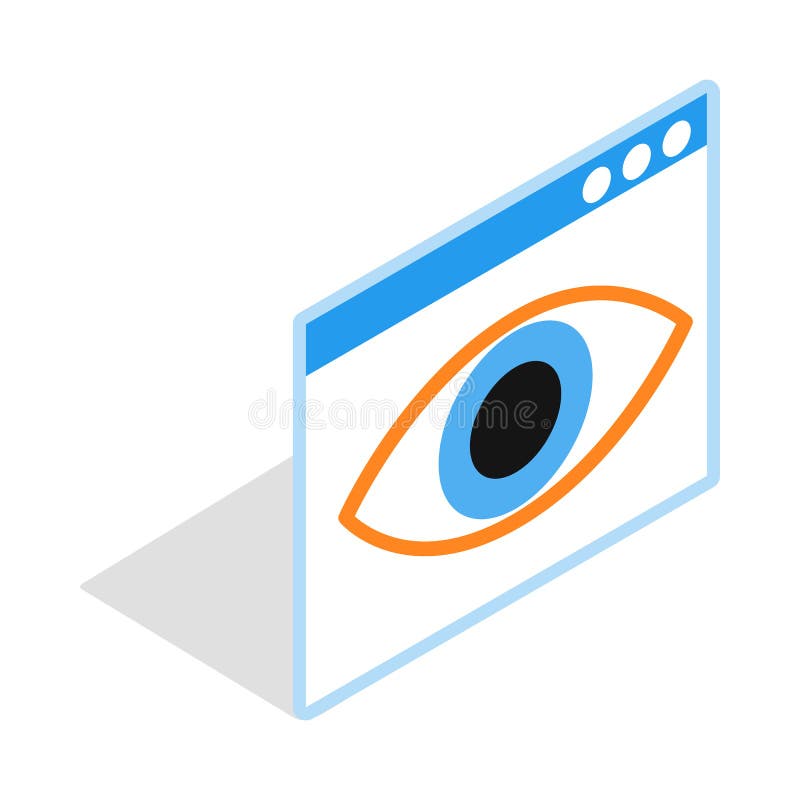 File hide isometric icon stock vector. Illustration of person - 87893796