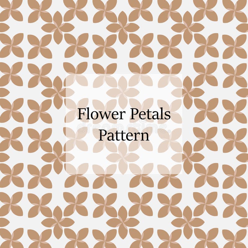 Flower Petals Shape Design. Beautiful Flower Petals Illustration Stock ...