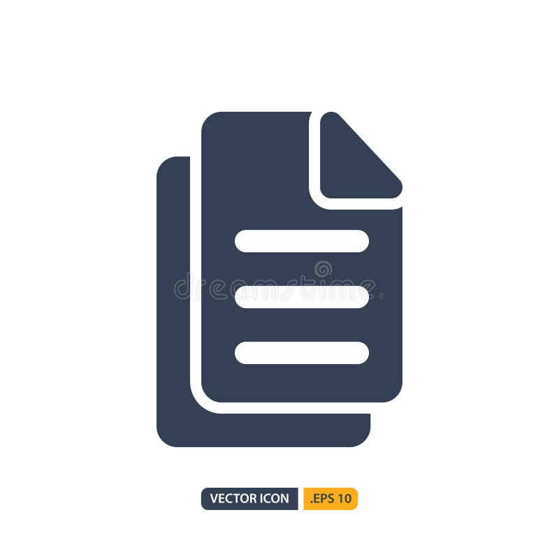 File Icon in Flat Style Isolated on White Background. for Your Web Site ...