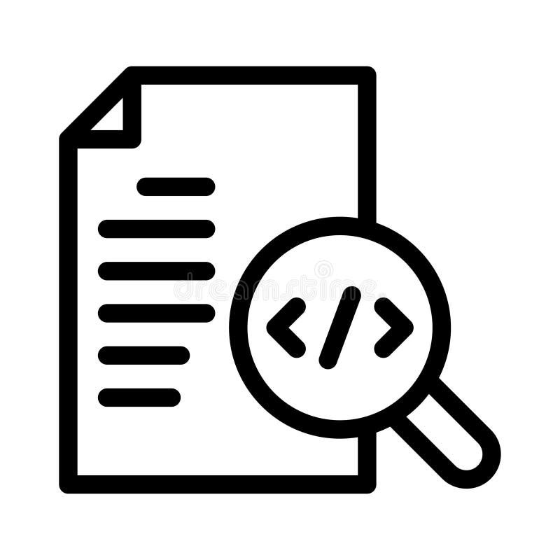 File vector thin line icon stock vector. Illustration of pack - 164108745