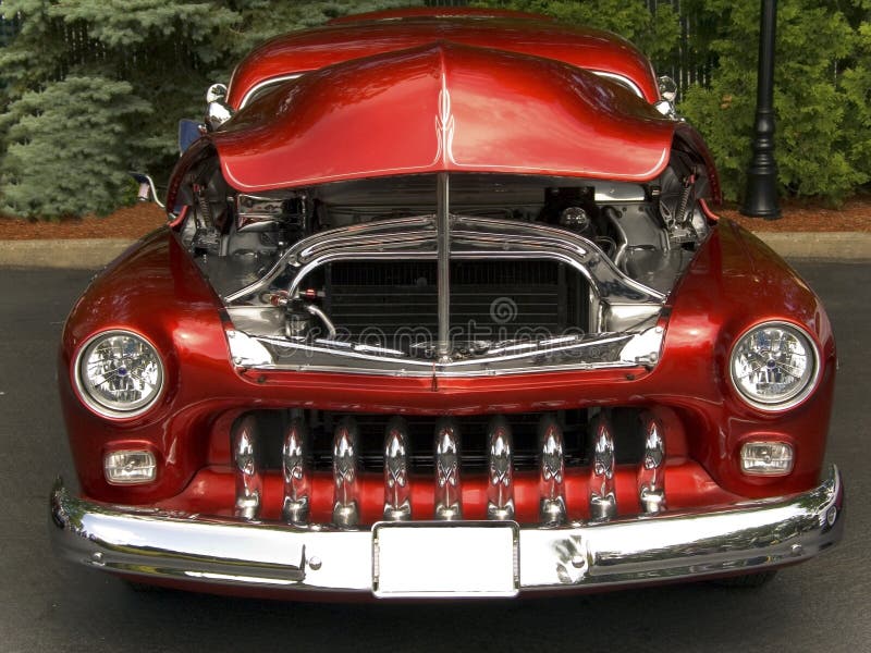 Classic car grill stock photo. Image of engine, grill - 6350798
