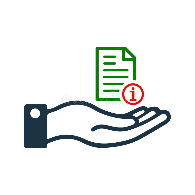 File Information Icon. Simple Vector Design Stock Illustration ...