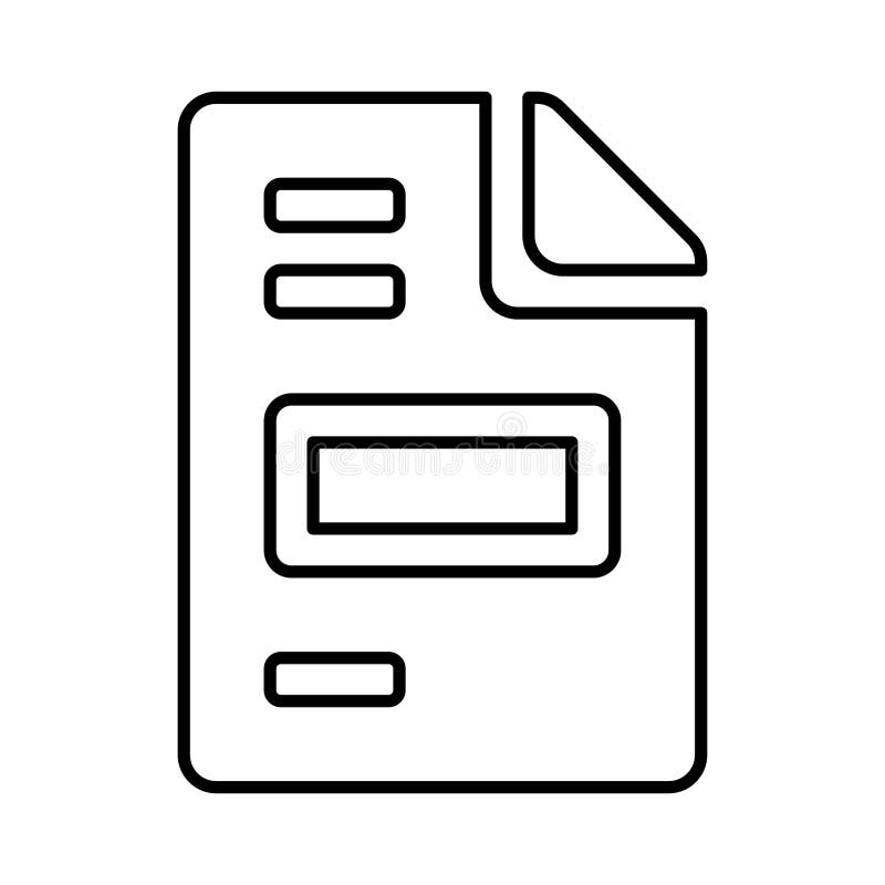 File invoice Icon stock vector. Illustration of apps - 257538059