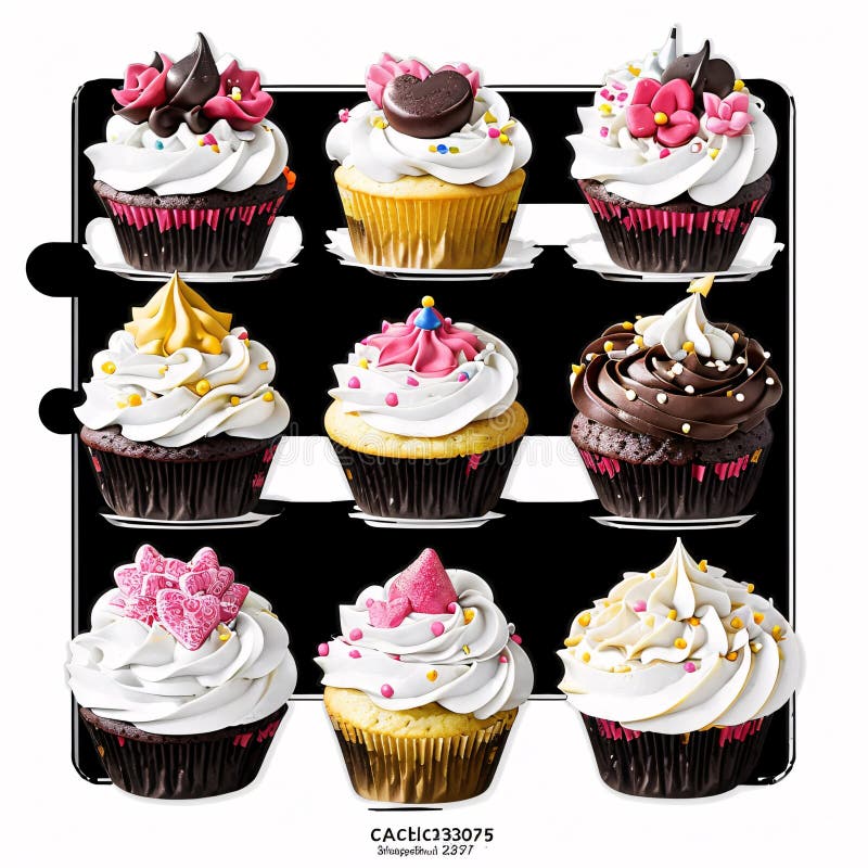 Cupcakes Transparent Background Stock Illustrations – 105 Cupcakes ...