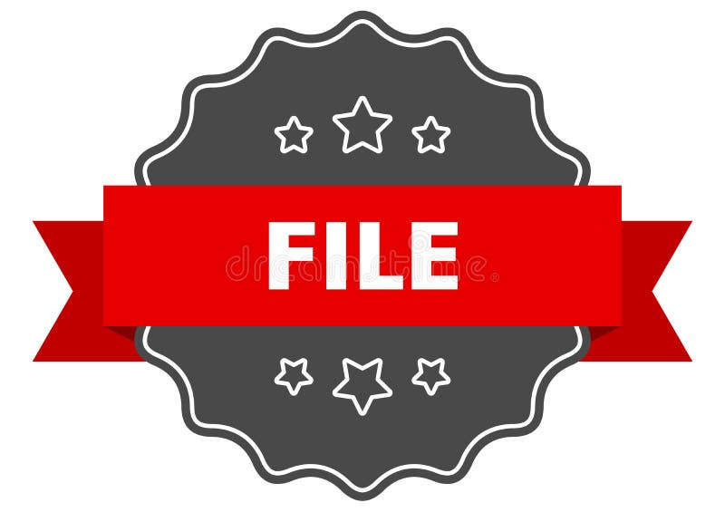 File Label Icons, Isometric 3d Style Stock Vector - Illustration of ...