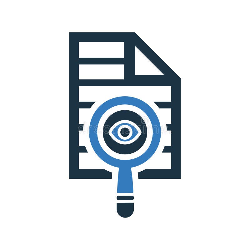 File, Magnifier, Find, Search Image Icon. Simple Editable Vector ...