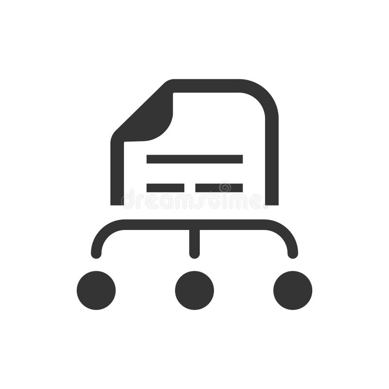 File Management Icon stock vector. Illustration of folder - 120396637