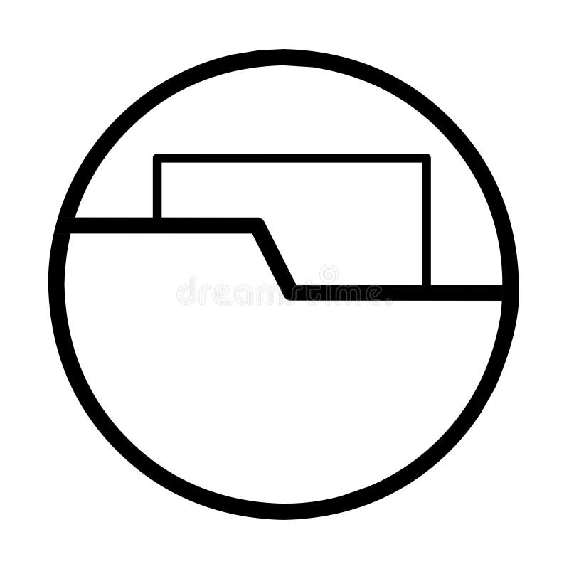 File Manager Application Icon for Storing Data and Files Stock ...