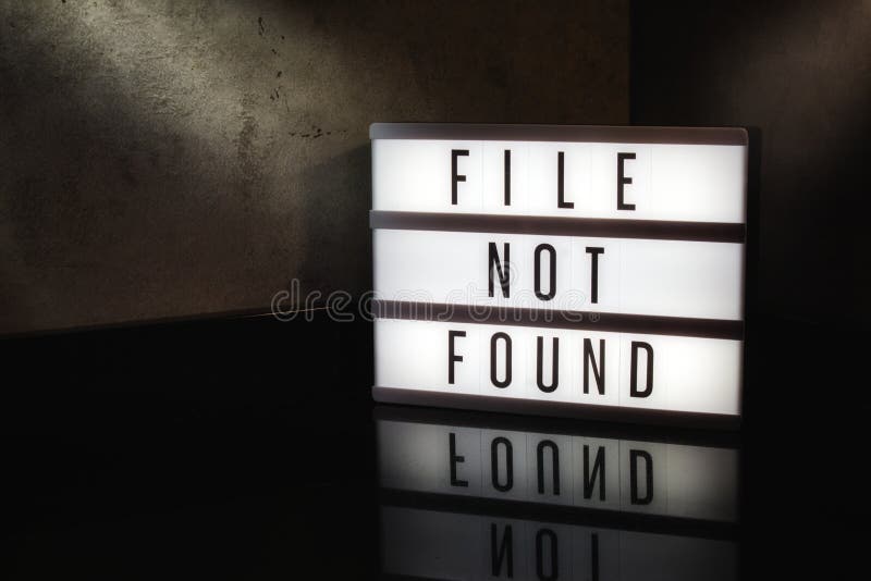 File Not Found Error Phrase, Unsuccessful Hacking Attempt, Male Coder ...