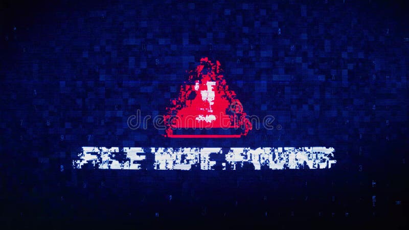 Hardware Error Text Digital Noise Twitch Glitch Distortion Effect Error ...