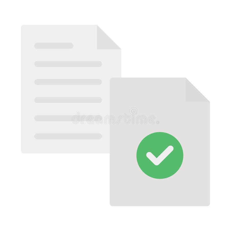 File, Notes Vector Icon Which Can Easily Modify Stock Illustration ...