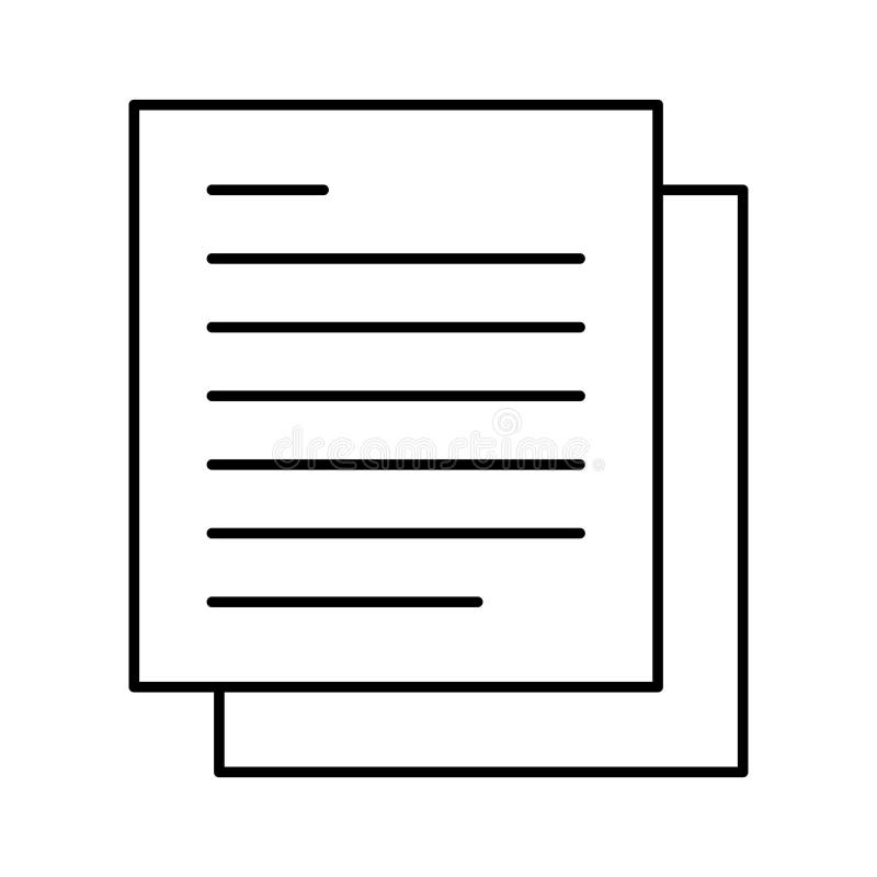 File, Notes Vector Icon Which Can Easily Modify Stock Vector ...