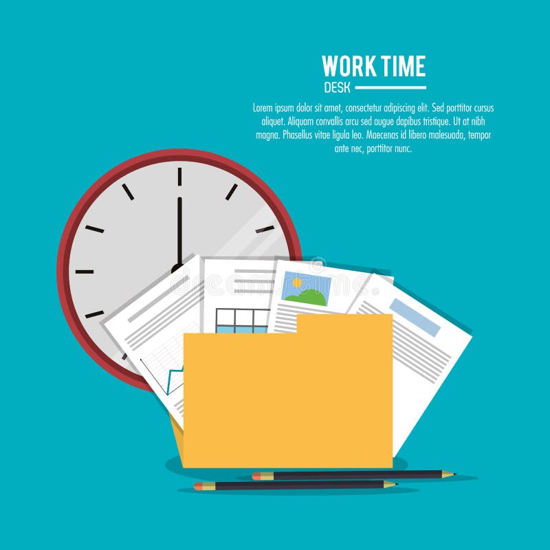 File of Office and Work Design Stock Vector - Illustration of worker ...