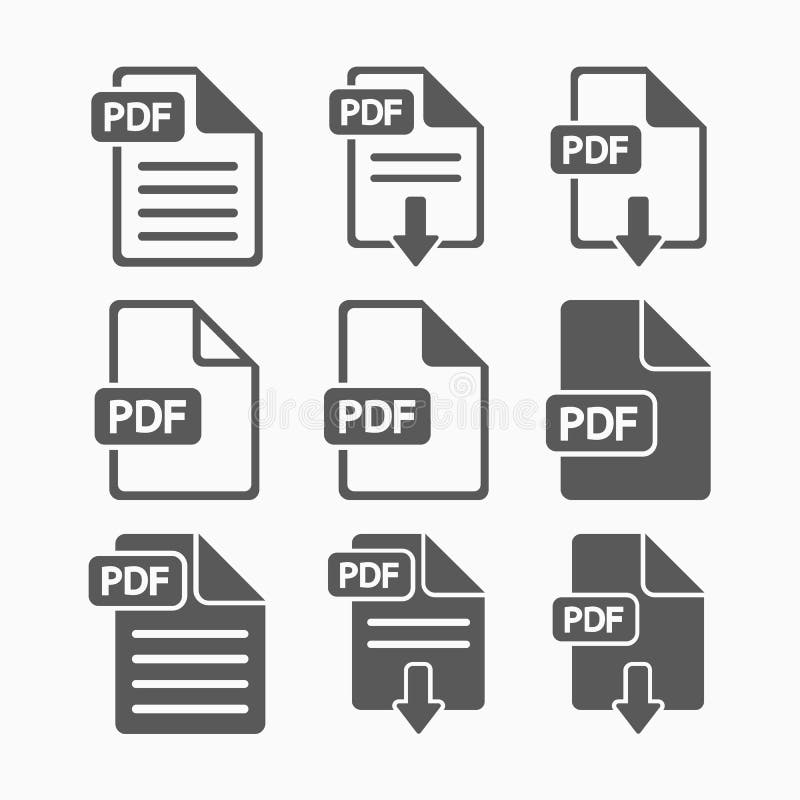 File PDF Icon, File, Data, PDF, Program, Computer Stock Vector ...