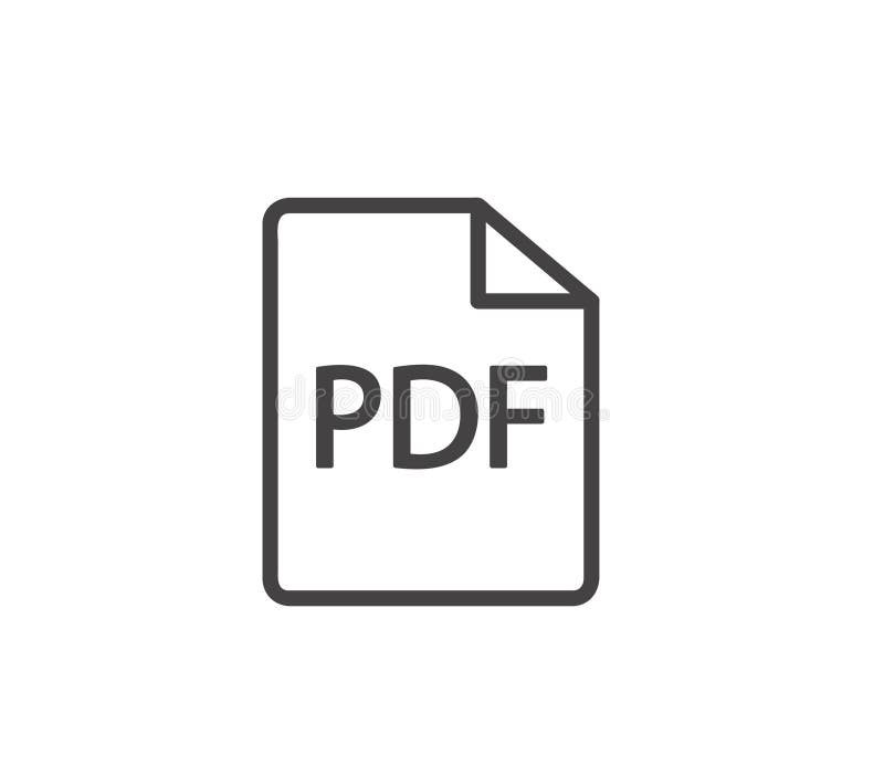 File PDF icon vector stock vector. Illustration of list - 299014834