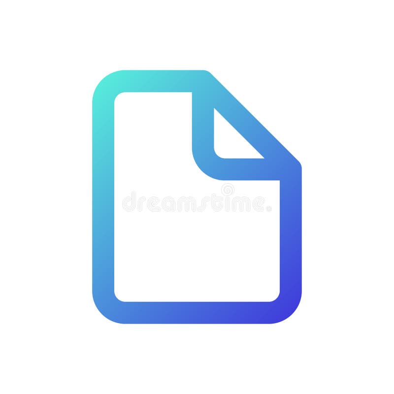 File Pixel Perfect Gradient Linear Ui Icon Stock Vector - Illustration ...