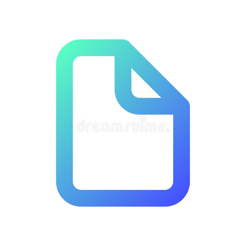File Pixel Perfect Gradient Linear Ui Icon Stock Vector - Illustration of format, download ...