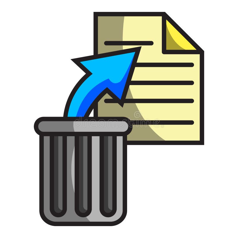 File recovery illustration stock vector. Illustration of file - 257266187