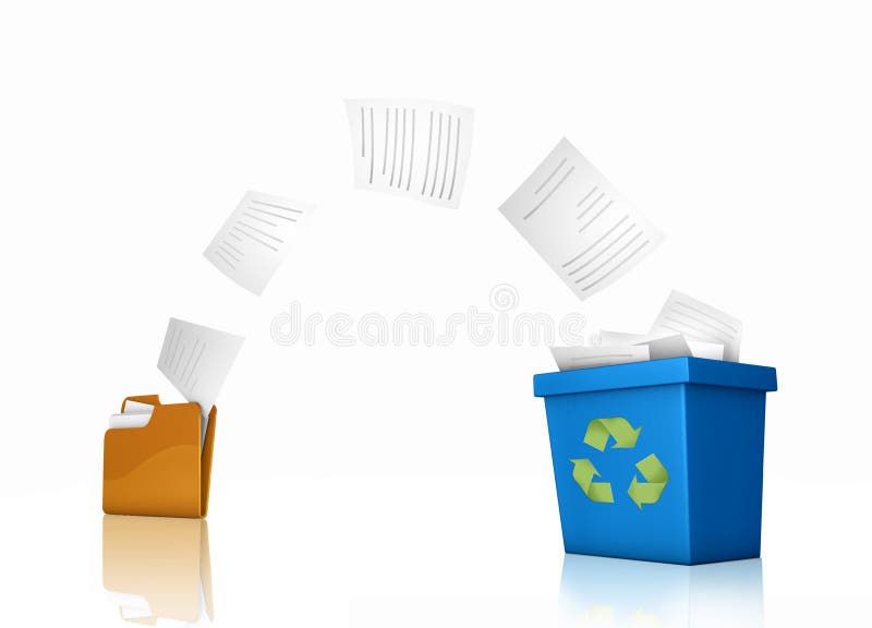 File recycling stock illustration. Illustration of information - 20016058