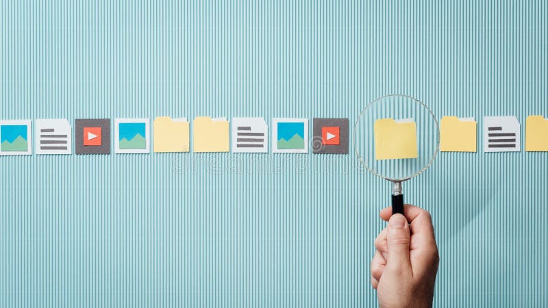 File search and analysis stock image. Image of choice - 105813229 File search and analysis stock image. Image of choice - 105813229