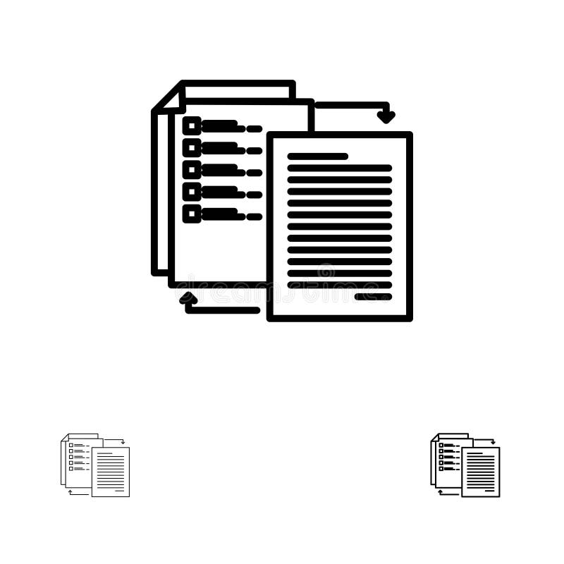 File, Share, Transfer, Wlan, Share it Bold and Thin Black Line Icon Set ...