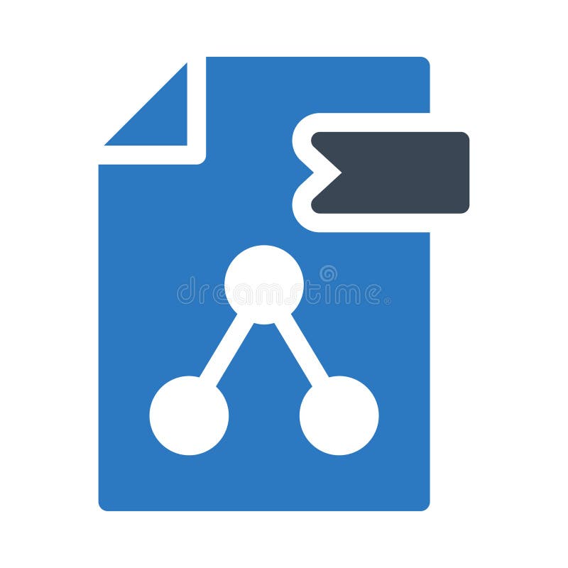 File Sharing Vector Glyph Color Icon Stock Illustration - Illustration ...