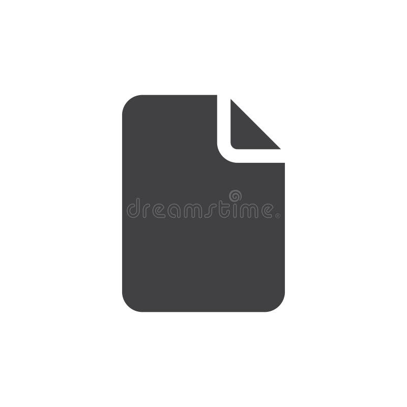File simple icon stock vector. Illustration of graphics - 97523329