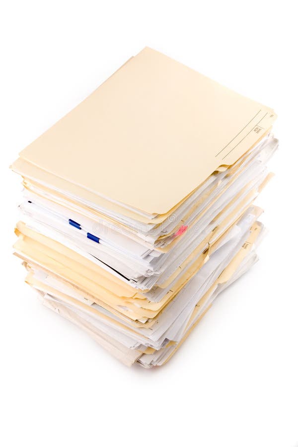 File Stack stock image. Image of working, office, busy - 2320125