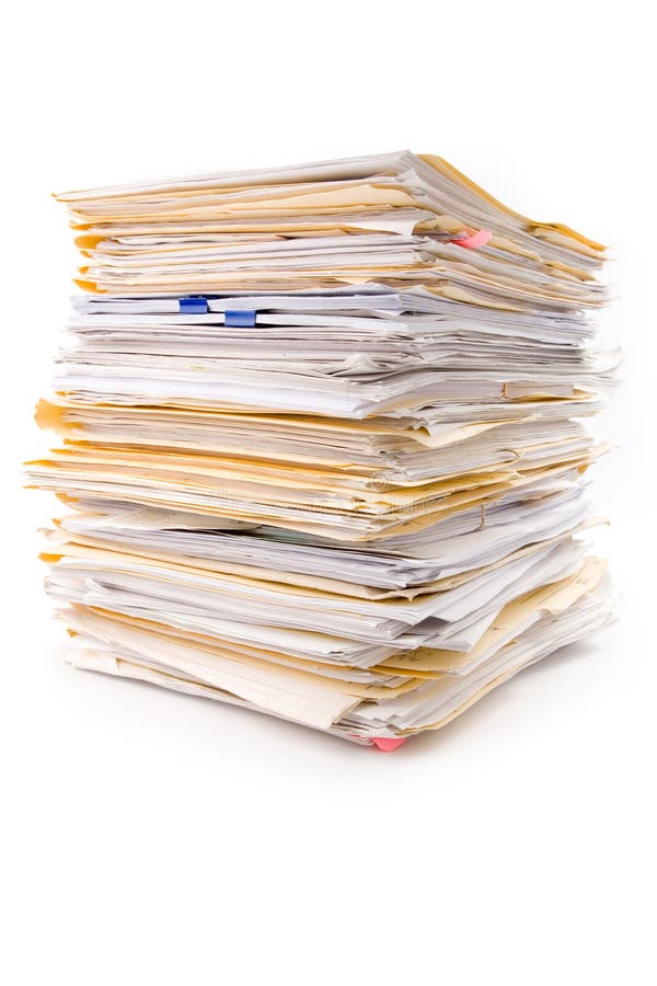 File Stack stock image. Image of stacking, document, busy - 2317271