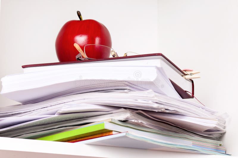 File stack stock image. Image of messy, equipment, copy - 45412405